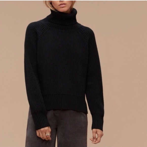 Wilfred | Sweaters | Aritzia Lin Sweater Black | Poshmark